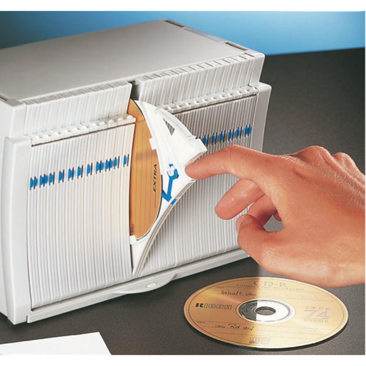 Esselte CD-Archiv Compact, Grau (ES-67671)