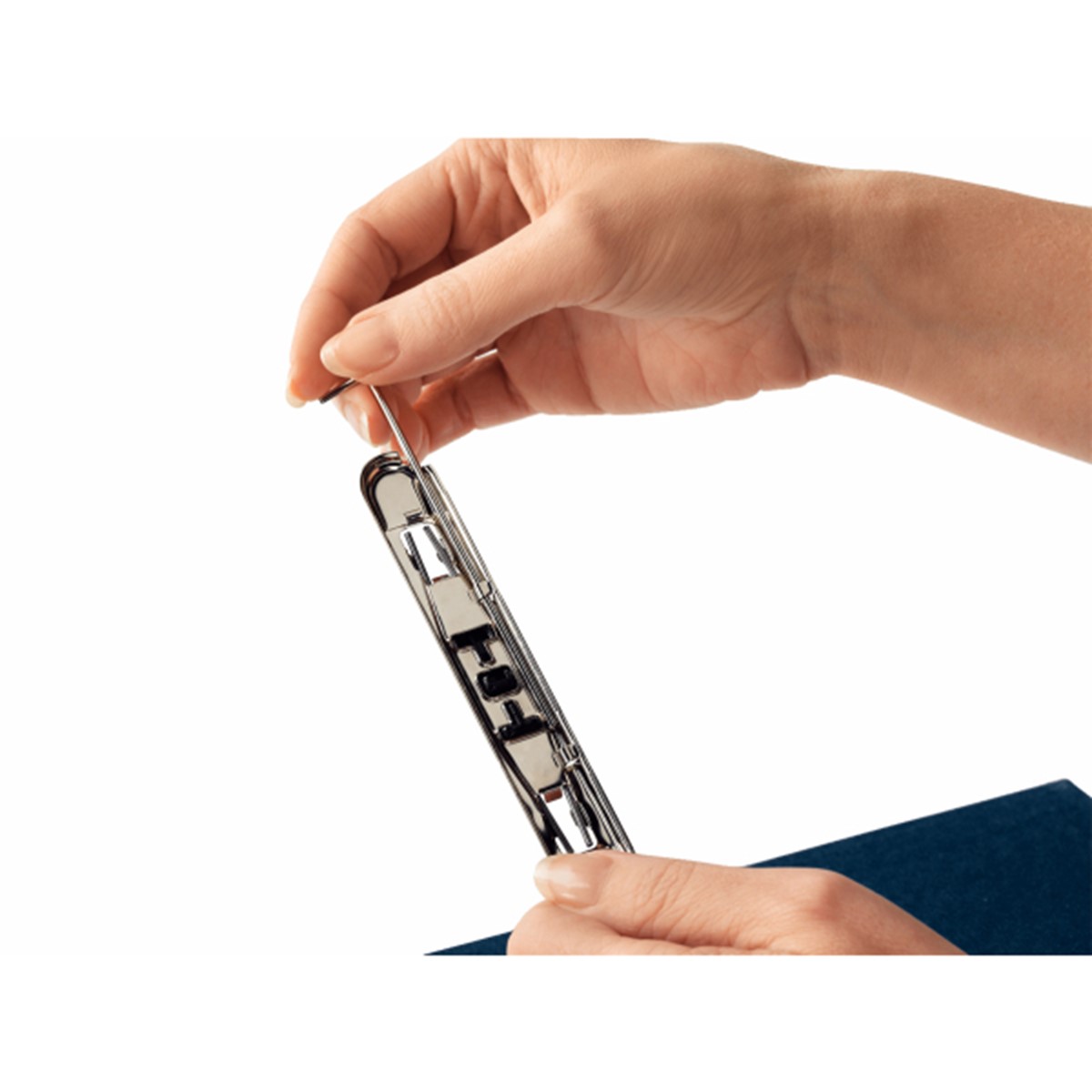 Leitz re:cycle Ordner 180°, A4, Dunkelblau, breit (1004-00-69)