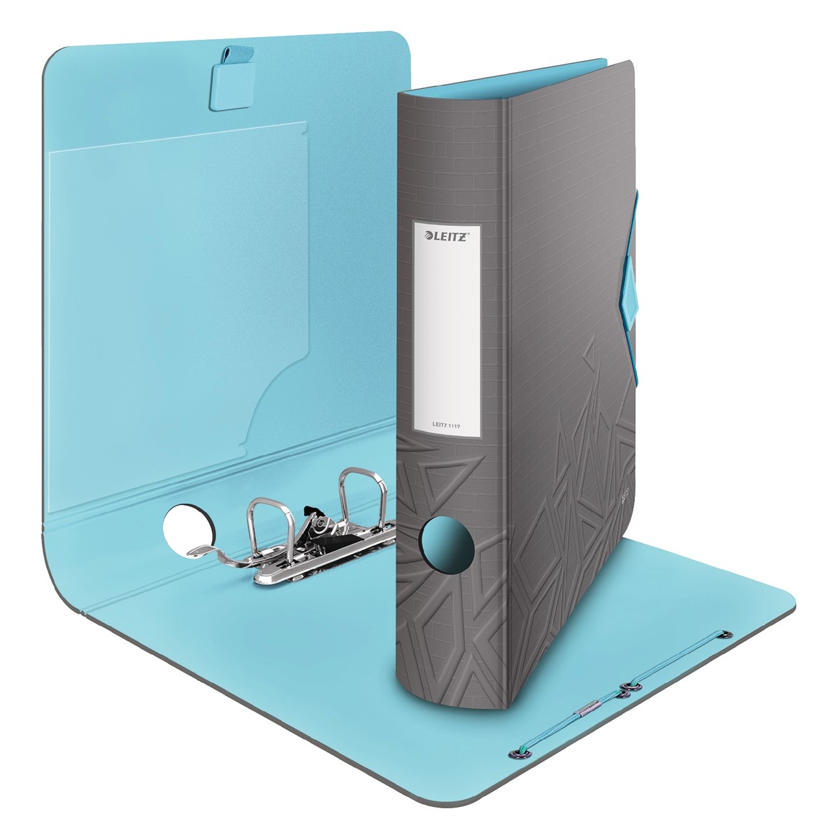 Leitz Qualitäts-Ordner 180° Active Urban Chic, A4, Dunkelgrau (1117-00-89)