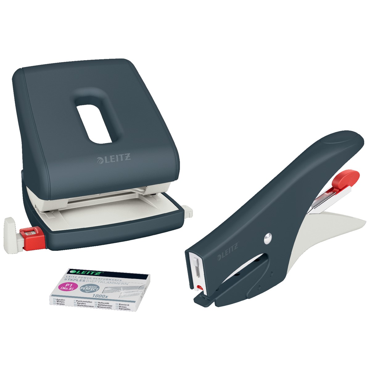 Leitz Cosy Locher, Grau (5004-00-89) - Leitz Fachshop