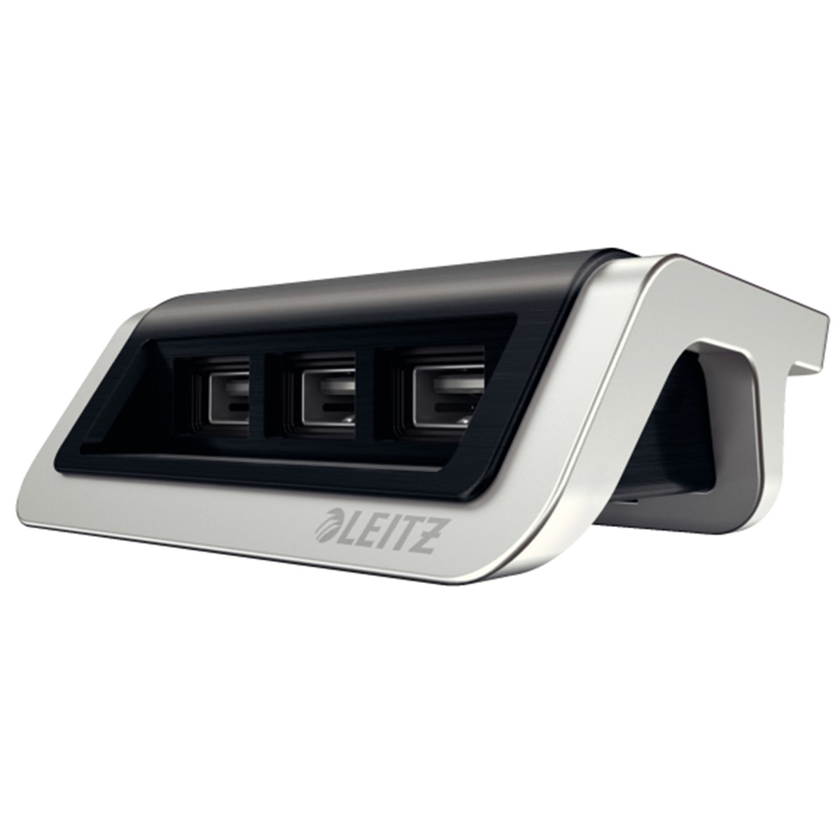 Leitz Style 3x USB Power Ladegerät, Satin Schwarz (6207-00-94)
