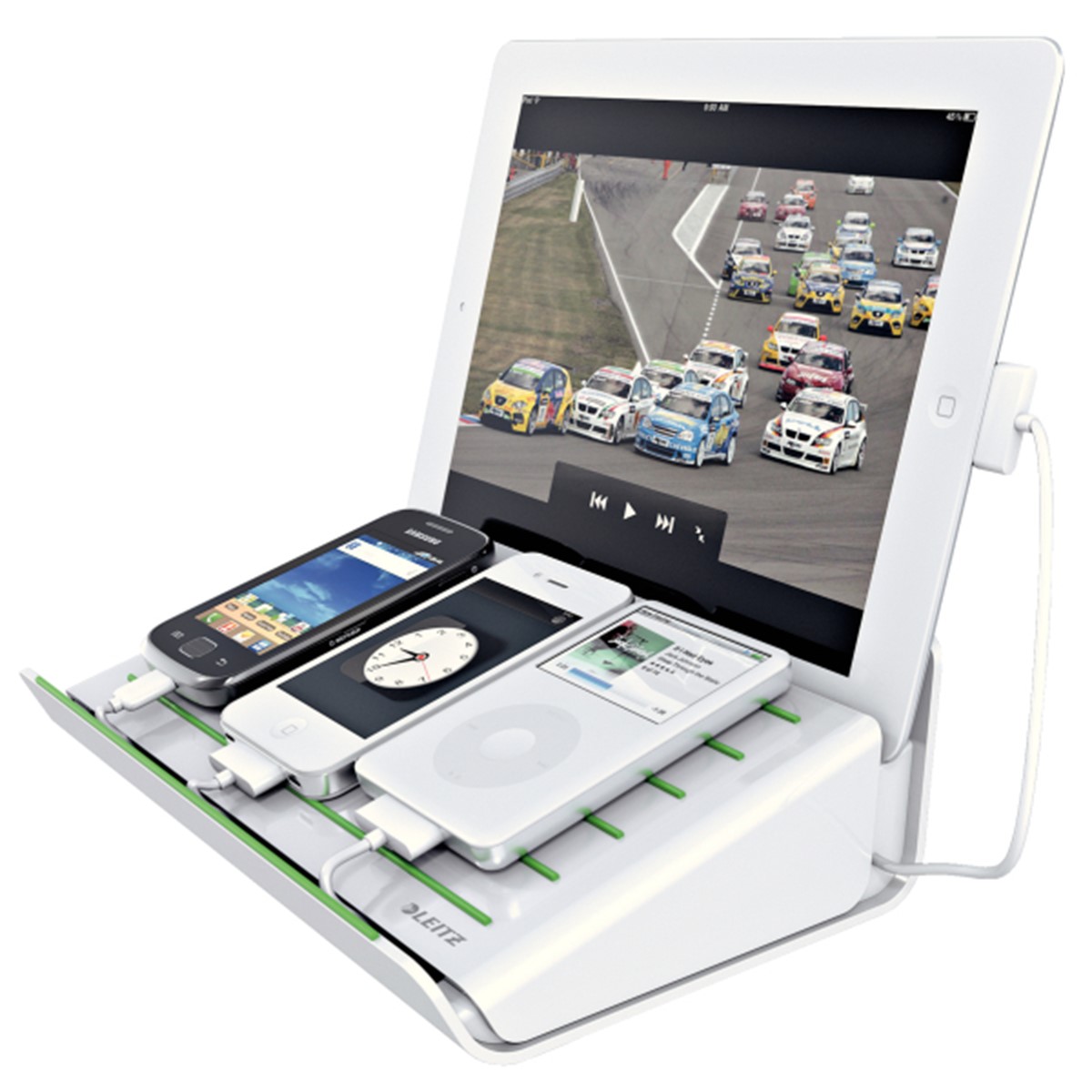 Leitz Complete Multi-Ladestation für Mobilgeräte, Weiß (6264-00-01)