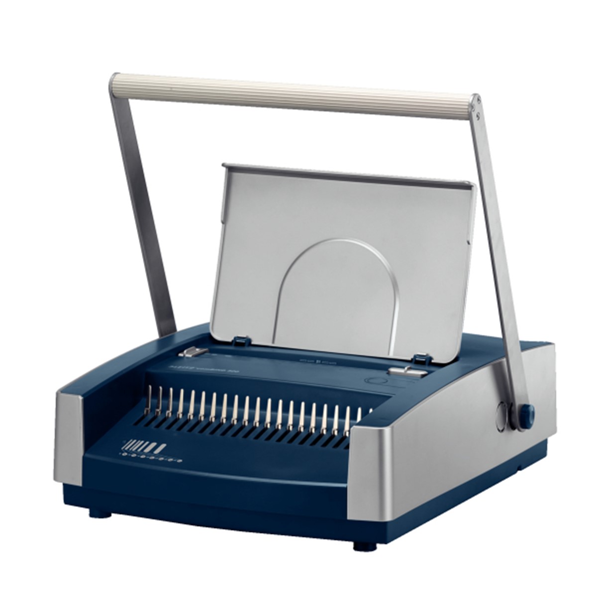 Leitz Spiralbindegerät comBIND 500, Silber/Blau (7302-00-00)