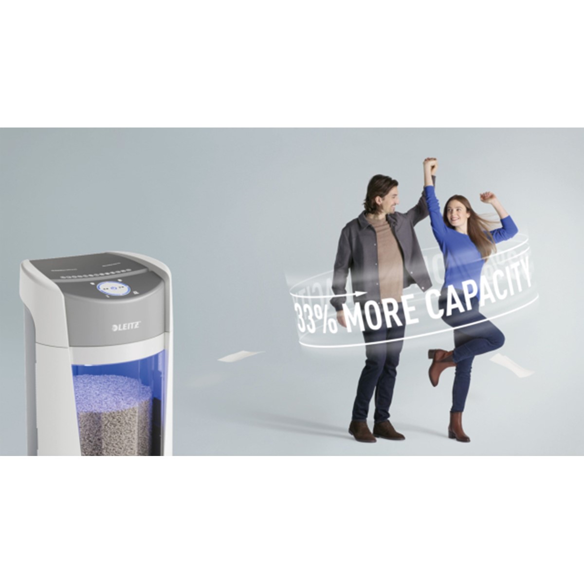 Leitz IQ Aktenvernichter OptiMax Office P5 EU (8360-00-00)